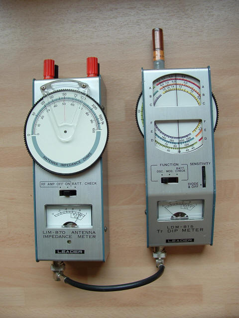 Leader LDM-815 Transistor Dipmeter & LIM-870 Antenna Impedance Meter